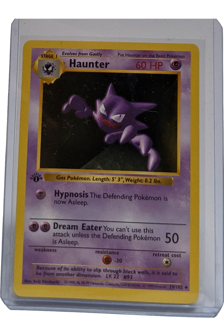 1999 Pokemon Haunter - 1st Edition Shadowless | Kaiya's Collectibles