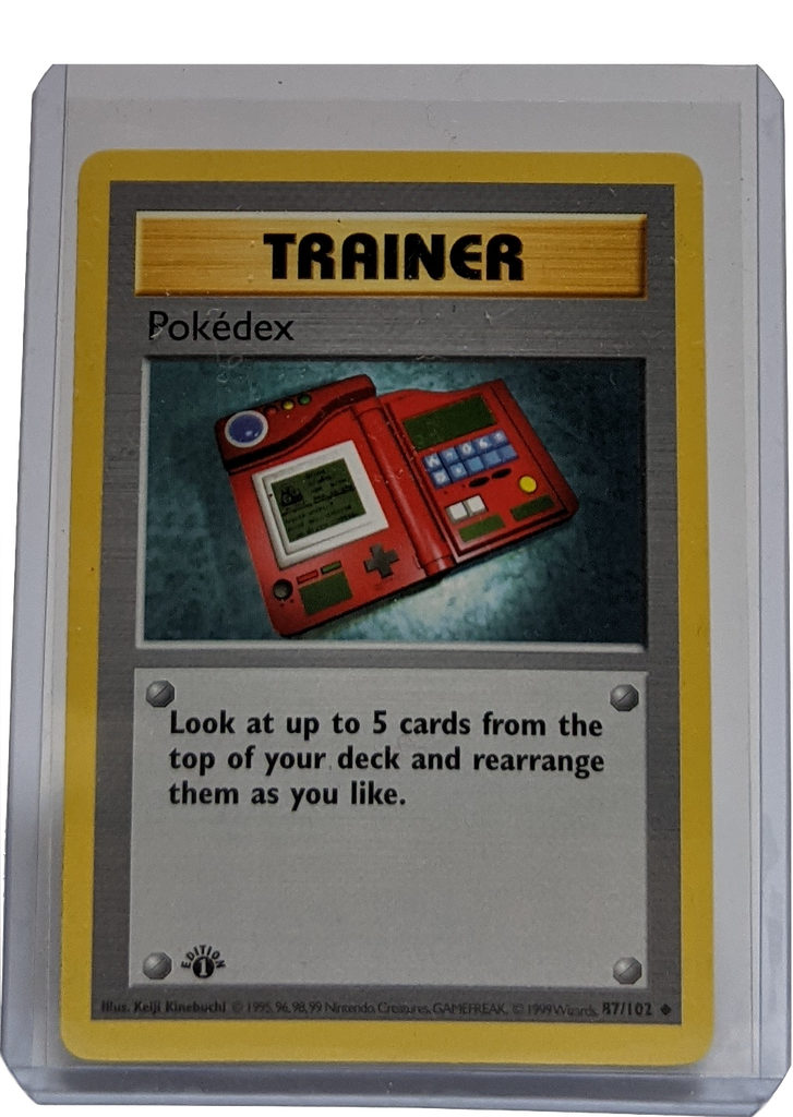 1999 Pokemon Pokedex - 1st Edition Shadowless | Kaiya's Collectibles