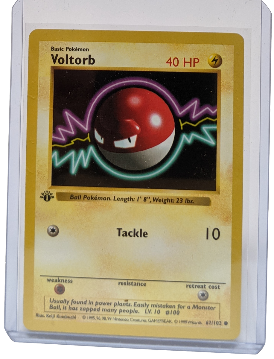 1999 Pokemon Voltorb - 1st Edition Shadowless | Kaiya's Collectibles